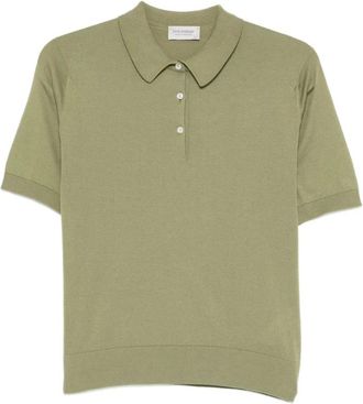 John Smedley Homme, Tops, Vert, Taille: M Jill Polo