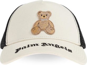 Palm Angels Homme, Accessoires, Beige, Taille: ONE Size Casquette de baseball Bear