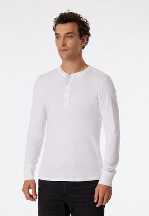 Schiesser Langarmshirt Freizeit Revival Karl-Heinz weiss Herren