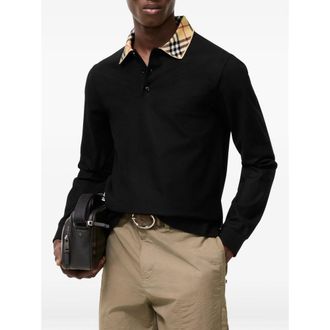 Burberry Evan Polo Shirt - Black