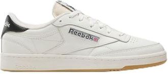 Reebok Baskets Unisexe Club C 85 Vintage, Craie/Noir/Gum, Taille 46 EU