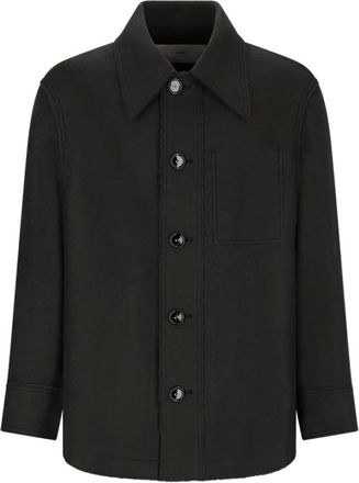 Ami Femme, Vestes, Noir, Taille: 40 FR Veste Boutonn&eacute;e