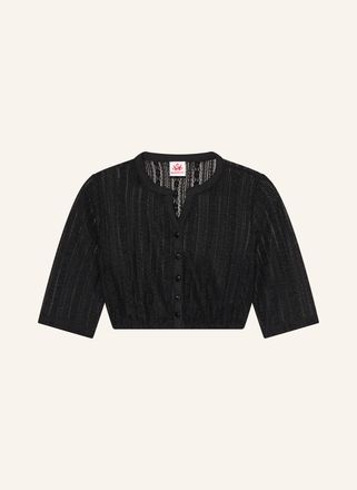 Spieth & Wensky Dirndlbluse Fannah Aus Spitze schwarz