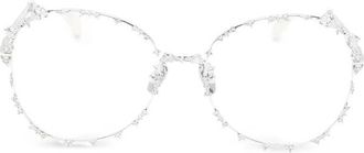 Yvmin Yvmin, Femme, Accessoires, Gris, Taille: ONE Size Lunettes &agrave; Monture Ronde