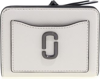 Marc Jacobs Womens The MINI COMPACT Wallet, Black/White