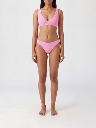 Hunza G Low-Rise-Frottee-Bikini von