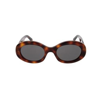 Celine Triomphe Oval Sonnenbrille - - Accessories - Damen - Braun - ONE SIZE