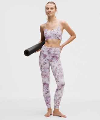 lululemon Align Leggings mit hohem Bund f&uuml;r Frauen - 71 cm - Gr&ouml;&szlig;e 10 in Meadow Haze Pink Multi