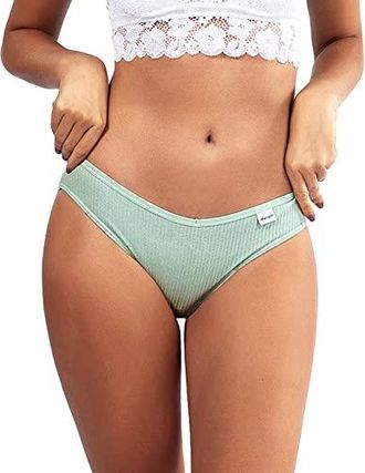 Generic Culotte sans Couture Femme Culotte Femme sans Couture Culotte Femme De Classique Bikini No Show Dentelle Douce Respirante Hipster Sexy Seamless pour J
