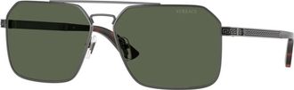 Versace Lunettes de soleil Ve2306 - Homme - Accessoires - Gris - Taille: 60 MM