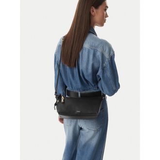 Furla Handtasche Furla Debby Mini WE00865 BX3353 KH O6000 Schwarz