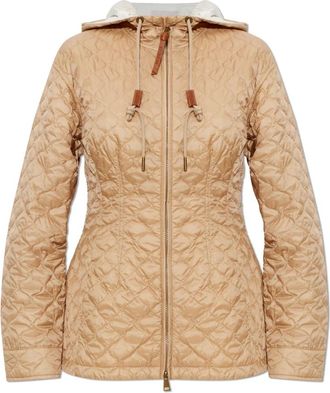 Moncler Femme, Vestes, Beige, Taille: 42 FR Vestes