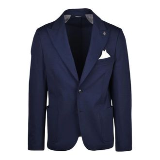 Daniele Alessandrini Homme, Vestes, Bleu, Taille: XL Giacca Stondata