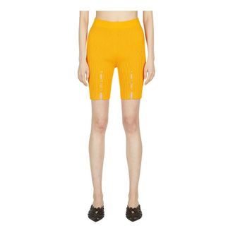 Ester Manas Strick-Biker-Shorts - - Shorts - Damen - Orange - XL
