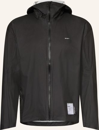 SATISFY Satisfy Laufjacke 3l Rain Fly Jacket schwarz