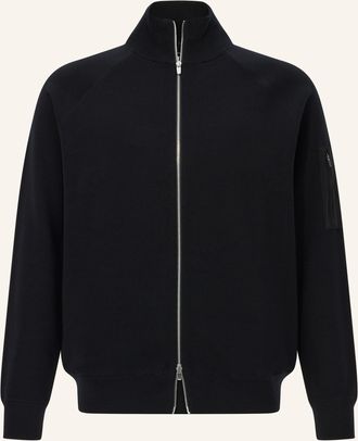Boggi Milano Boggi Milano Tech Bomber Jacket In Merino Wool schwarz