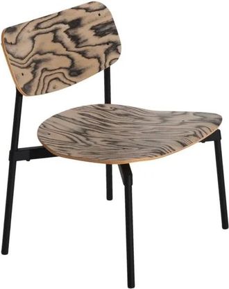 PETITE FRITURE Fauteuil lounge en bois de h&ecirc;tre Fromme Petite friture