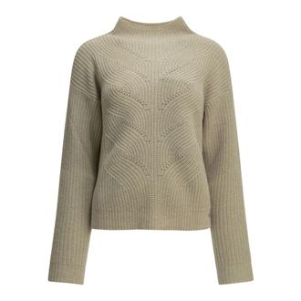 Herno Pull &agrave; col roul&eacute; en maille textur&eacute;e - Femme - Pulls - Beige - Taille: 38 FR