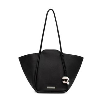 Karl Lagerfeld Femme, Sacs, Noir, Taille: ONE Size Ikon Tote Bag