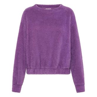Deha Deha, Femme, Sweatshirts et sweats &agrave; capuche, Violet, Taille: 40 FR Sweat Violet avec Style Unique