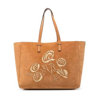 Ermanno Scervino Bestickte Tote Bag - - Bags - Damen - Braun - ONE SIZE