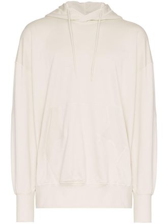 Yohji Yamamoto sweat &agrave; capuche &agrave; logo au dos - CHAMPA