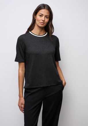 Street One T-Shirt mit Seitlichen Einschlitzen am Saum