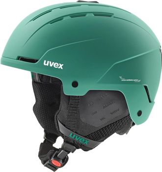 Uvex Stance - robuster, effizient bel&uuml;fteter Skihelm f&uuml;r Damen und Herren mit individueller Gr&ouml;&szlig;enanpassung - Proton matt - 51-55 cm