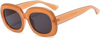 Generic Lunettes De Soleil D&eacute;coratives Dext&eacute;rieur For Femmes Vacances For Hommes(Brown)