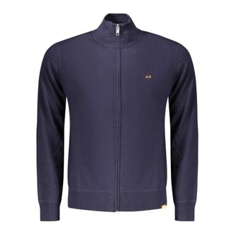 Sun 68 Strickjacke mit langen &Auml;rmeln - - Knitwear - Herren - Blau - L