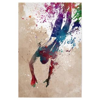 artboxONE Poster 75x50 cm Sport Schwimmsportkunst M - Bild Schwimmen Schwimmen Schwimmer