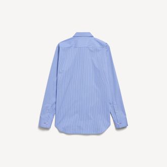 Balenciaga Womens Concld Buttons Shirt Blue