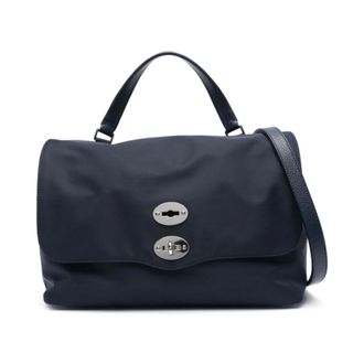Zanellato Femme, Sacs, Bleu, Taille: ONE Size Sac &agrave; Poign&eacute;e Sup&eacute;rieure &agrave; Double Boucle