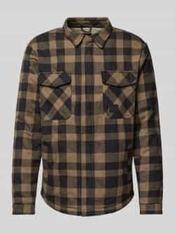 Vintage Industries Regular Fit Hemdjacke mit Label-Detail Modell CRAFT