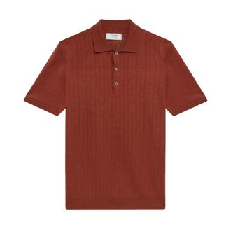 Ferrante Leinen-Baumwoll-Polohemd - - Tops - Herren - Braun - 2XL