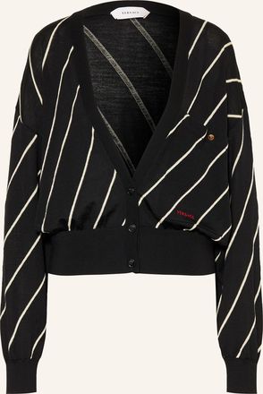 Versace Strickjacke schwarz
