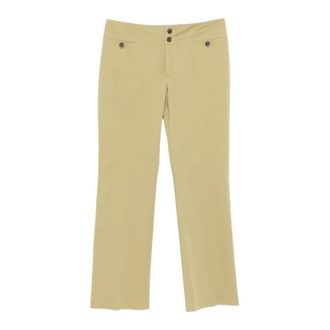 Etro Baumwoll-Elastan-Hose - - Trousers - Damen - Gr&uuml;n - XL