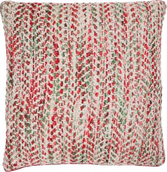 Guru Shop Boho Kissenh&uuml;lle 60x60 cm, Gewebter Dekokissen Bezug aus Indienn - 6, Baumwolle