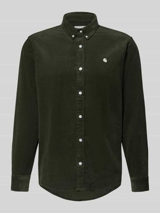 Carhartt Work in Progress Regular Fit Freizeithemd aus Cord mit Button-Down-Kragen