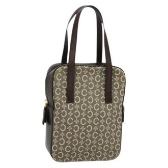Celine Sac &agrave; main C macadam doccasion - Femme - Pre-owned - Brun - Taille: ONE Size