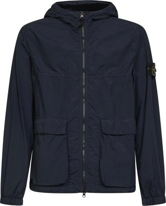 Stone Island Homme, Vestes, Bleu, Taille: 2XL Veste à capuche
