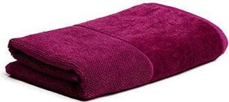 Möve Bamboo Luxe Handtuch 50 x 100 cm aus 60% Baumwolle / 40% Viskose aus Bambus-Zellstoff, berry