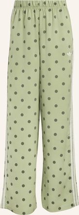 adidas Originals Adidas Originals Track Pants Satin Polka Dots Wide Leg gruen