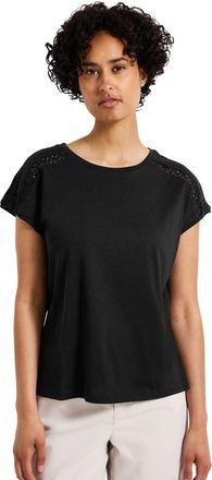 Street One Damen T-Shirt mit H&auml;keldetails