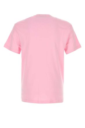 Polo Ralph Lauren Mens Pink Cotton T-Shirt Carmelpink Exterior Exterior: T-shirts And Polos