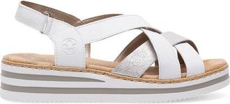 Rieker Sandalen V0279-80 Wei&szlig;
