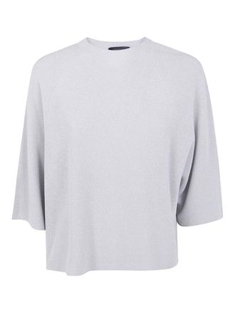 Fabiana Filippi Pull Col Rond - Gris