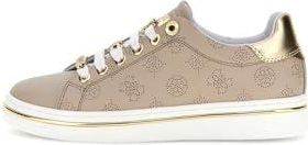 Guess STASEY Baskets Mode Femme Beige