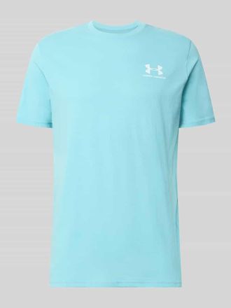 Under Armour T-Shirt mit Logo und Rundhalsausschnitt