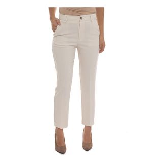 Liu Jo Chino NY Gabardine - - Trousers - Damen - Wei&szlig; - S